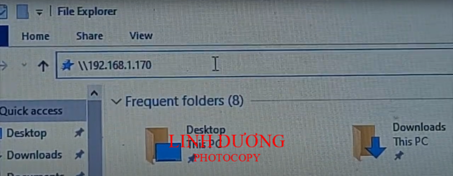 Cách lấy file scan từ máy photocopy Toshiba chi tiết